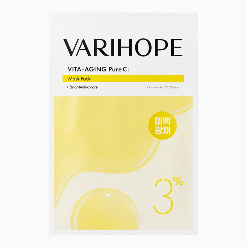 [VARI:HOPE] Vita-aging Pure C Mask Pack 25ml*5EA – Ballagrio