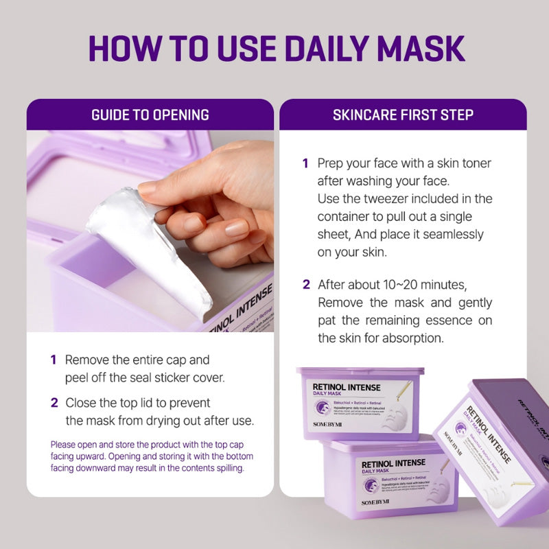 [SOME BY MI] Retinol Intense Daily Mask 350ml 30EA – Ballagrio