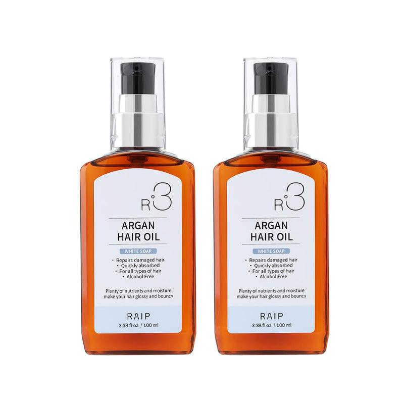 [RAIP] R3 Argan Oil Hair Essence #White Soap (1+1) 100ml*2EA – Ballagrio
