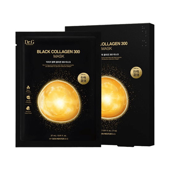 [Dr.G] Black Collagen 300 Mask 27g*4EA – Ballagrio