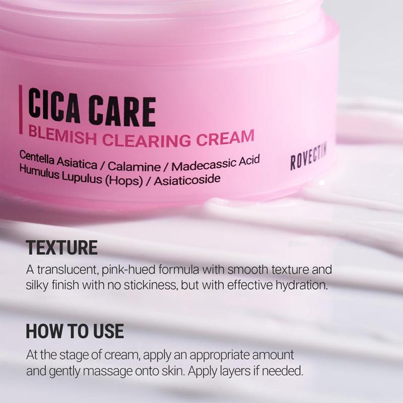 [ROVECTIN] Cica Care Blemish Clearing Cream 50ml – Ballagrio