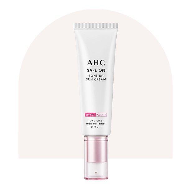 [AHC] Safe On Tone Up Sun Cream SPF 50+ PA++++ 50ml – Ballagrio