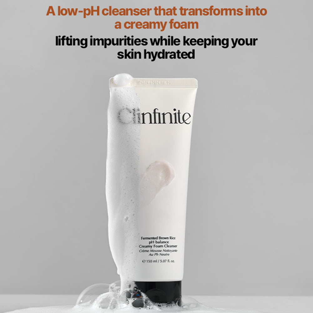 [Clinfinite] Fermented Brown Rice pH Balance Creamy Foam Cleanser 150m ...