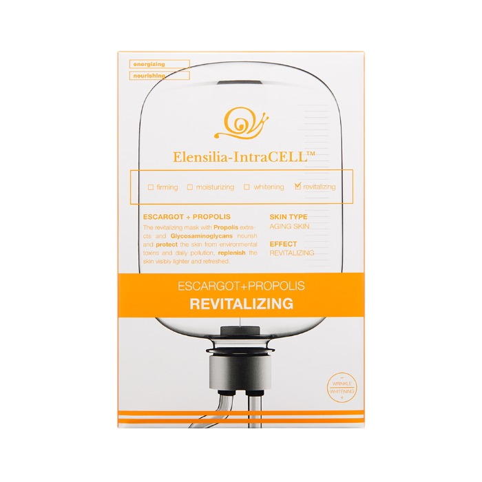 [ELENSILIA] Intracell Escargot + Propolis Revitalizing Mask 25ml*10EA ...