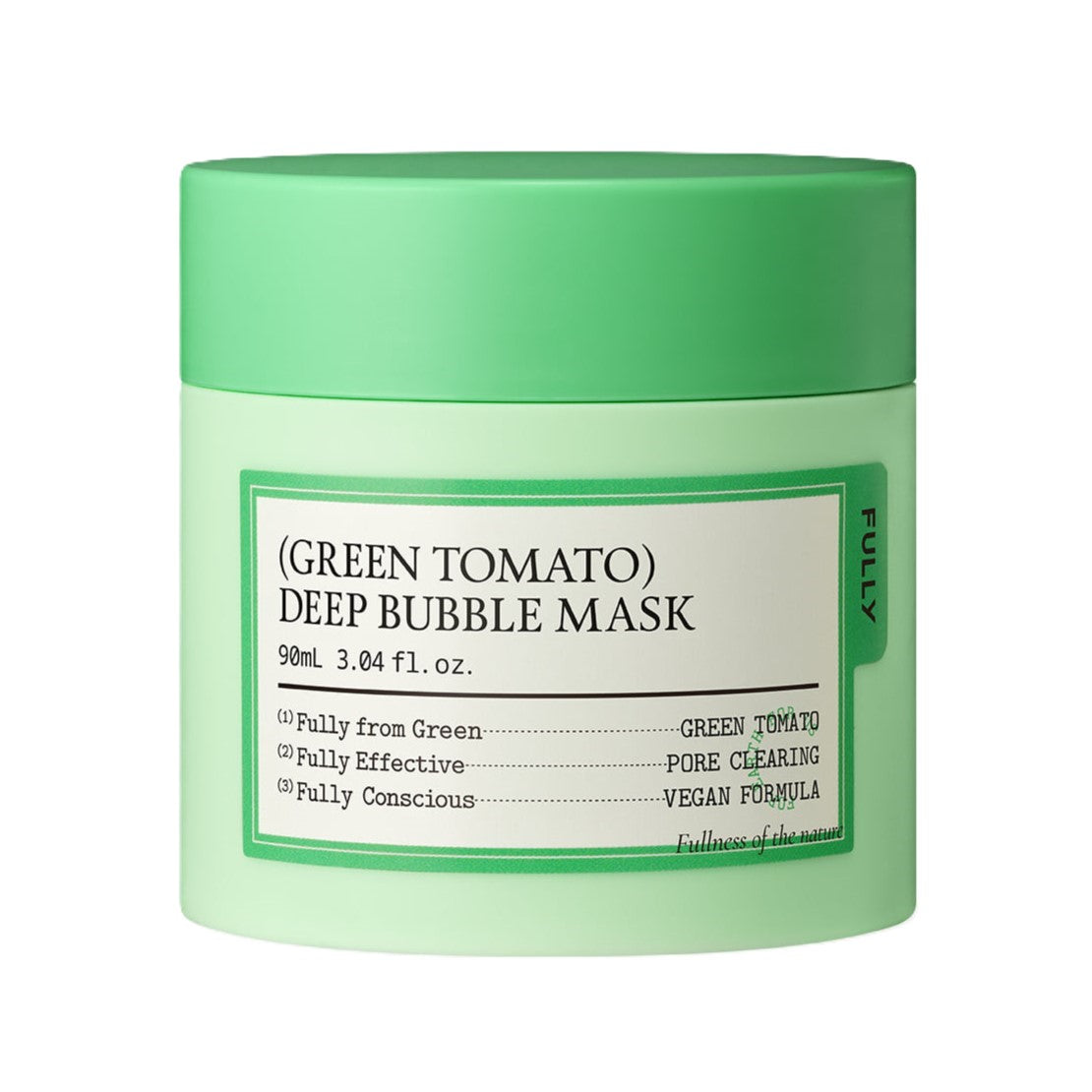 [FULLY] Green Tomato Deep Bubble Mask 90ml – Ballagrio