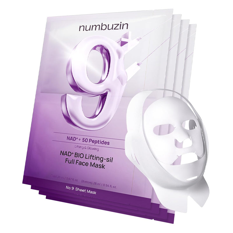 [numbuzin] No.9 NAD BIO Lifting-sil Full Face Mask 4EA – Ballagrio