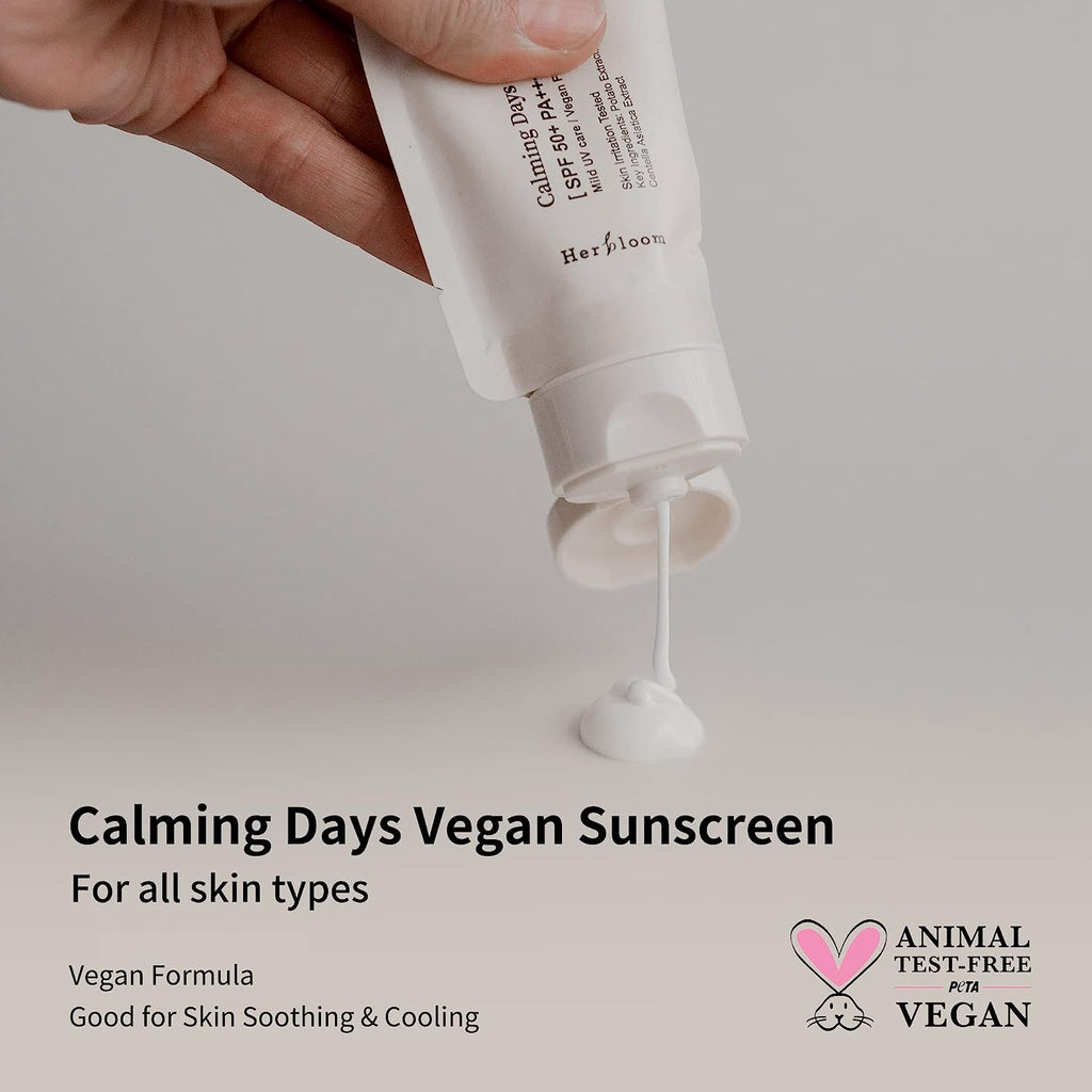 [Herbloom] Calming Days Vegan Sunscreen SPF 50+ PA++++ 50ml – Ballagrio