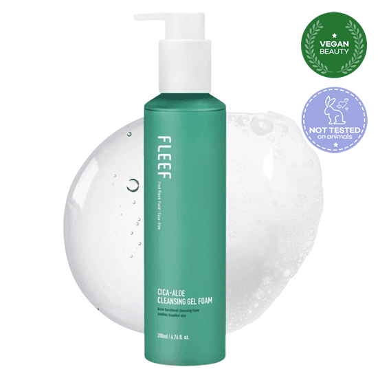 [FLEEF] Cica-Aloe Cleansing Gel Foam 200ml – Ballagrio